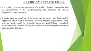 The multidiciplinary nature of environmental studies.pptx