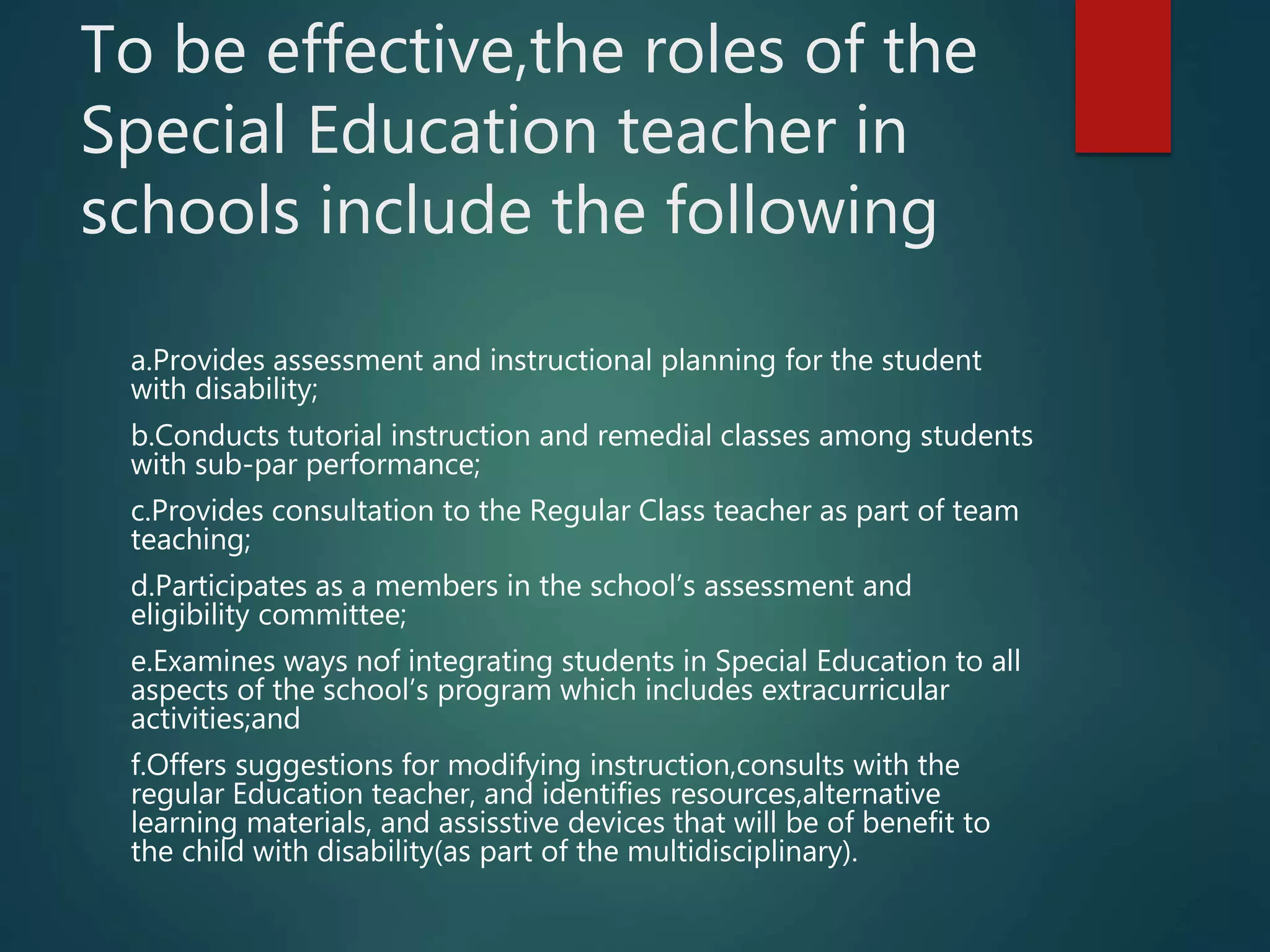 The multidiciplinary team for assessment of children with | PPTX
