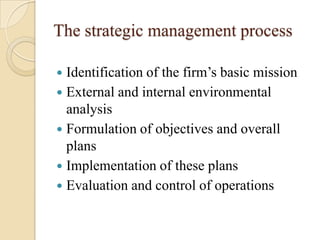 The multinational enterprise | PPTX