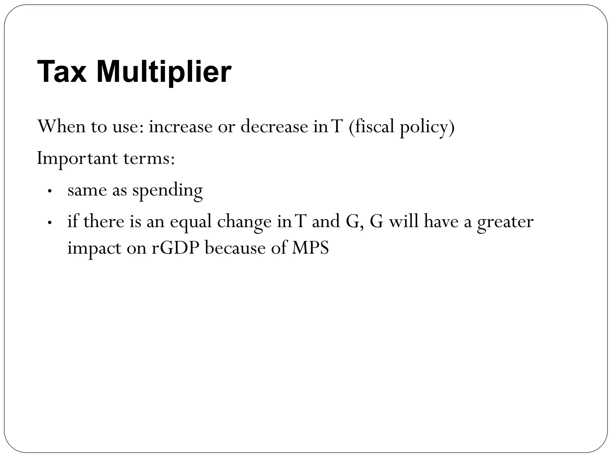 The Multipliers | PPT