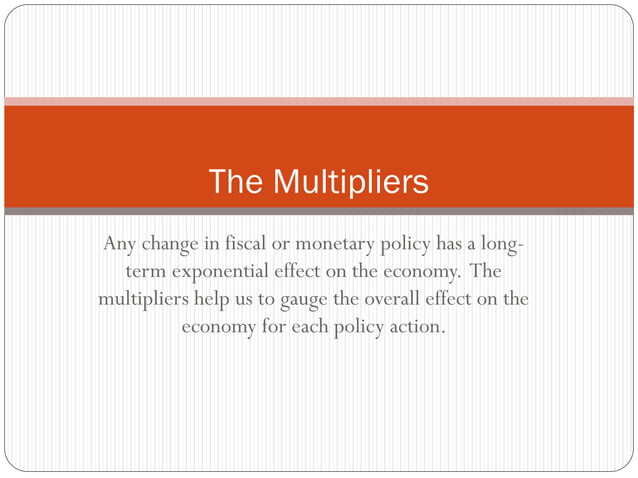 The Multipliers | PPT