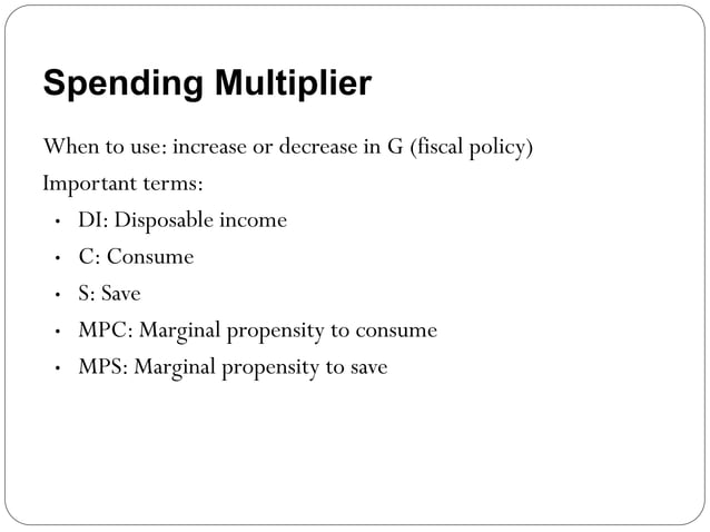 The Multipliers | PPT