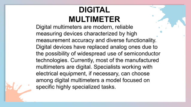 THE MULTITESTER.pptx | Physics | Science