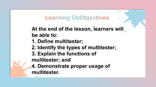 THE MULTITESTER.pptx