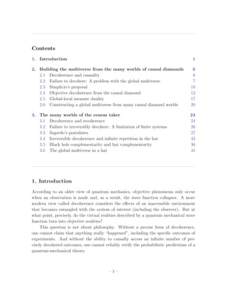 The multiverse interpretation of quantum mechanics | PDF