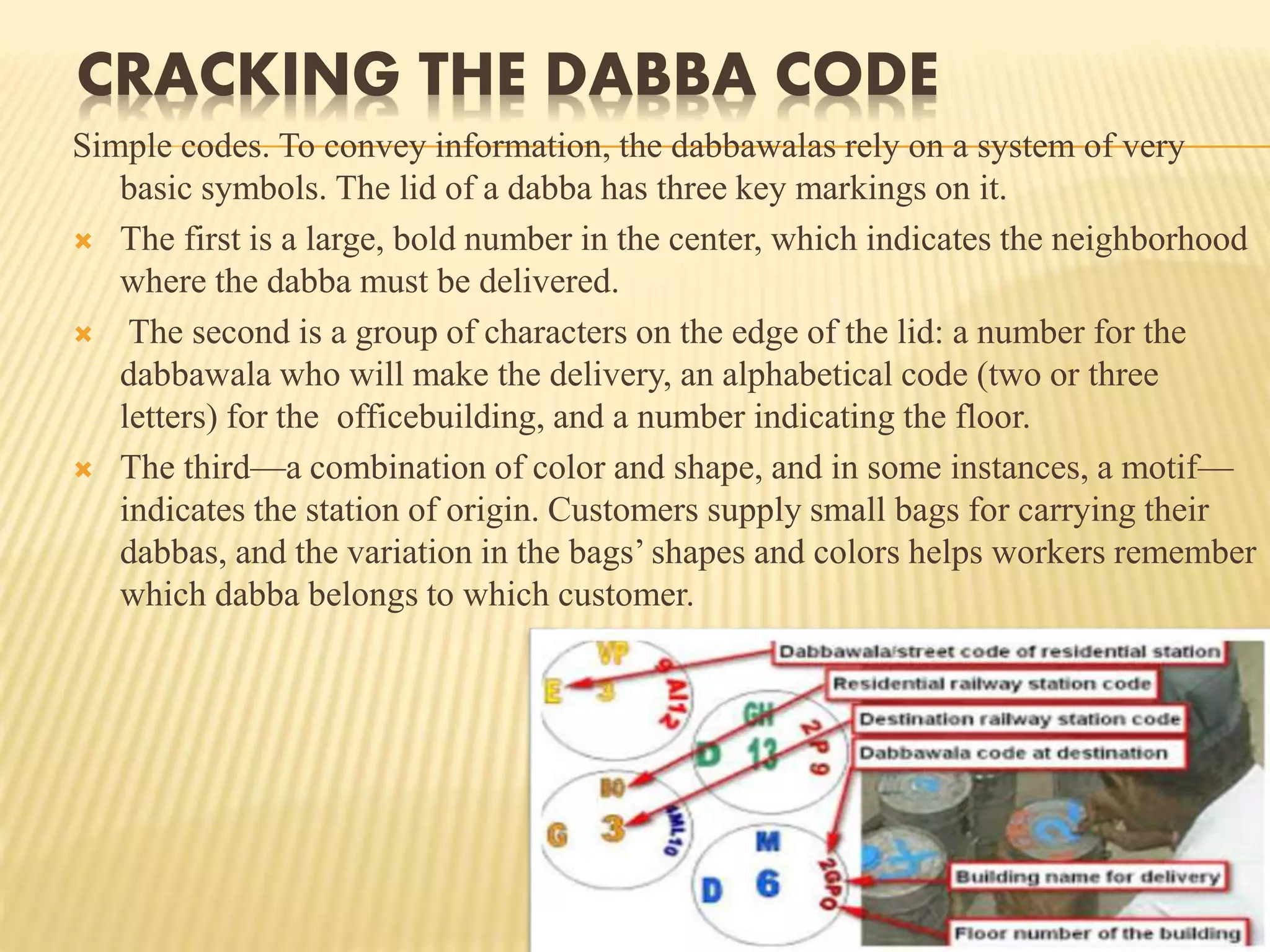 The mumbai dabbawalas | PPTX