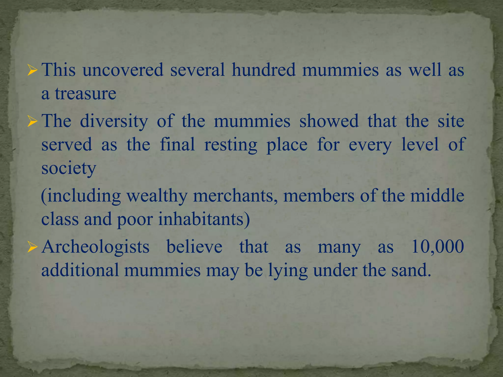 The mummies | PPTX