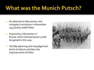The munich putsch | PPTX