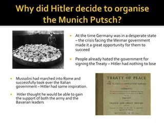 The munich putsch | PPTX