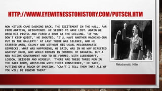 The Munich Putsch 1923 | PPTX