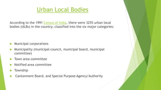 The municipalities | PPTX