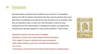 The municipalities | PPTX