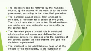 The municipalities | PPTX