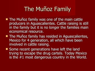 The munoz migration - geography family tree1 | PPT