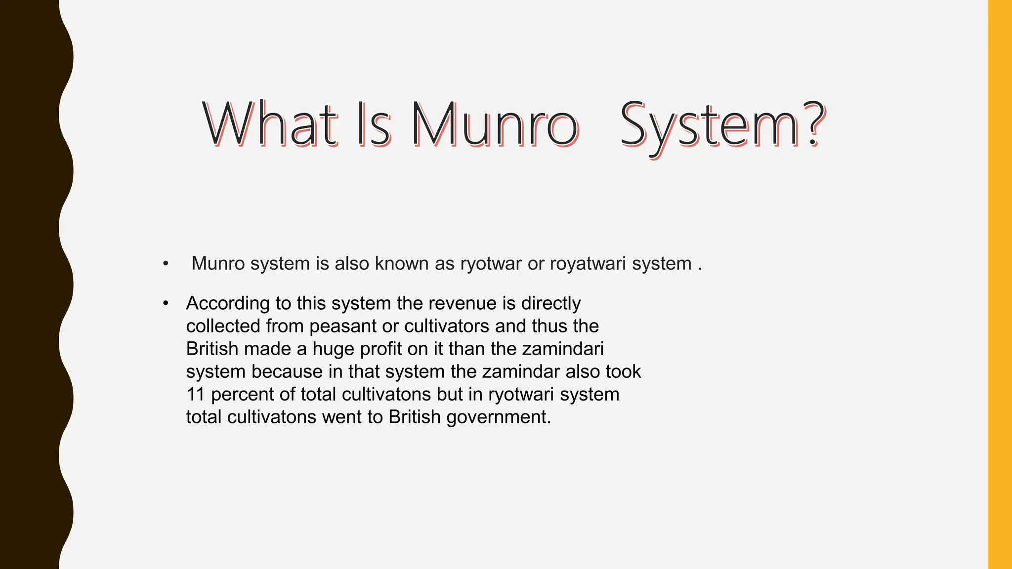 The munro system | PPTX