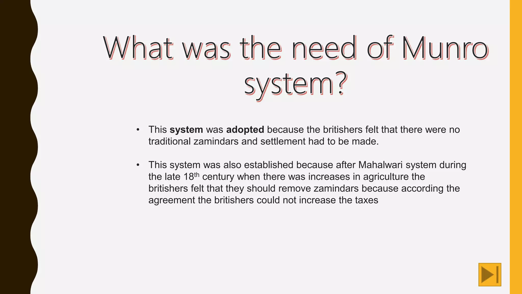 The munro system | PPTX