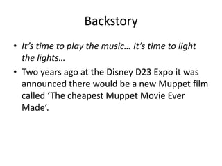 The muppets’ marketing campaign | PPTX