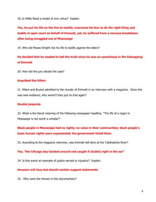 PBS: The Murder of Emmett Till | DOC