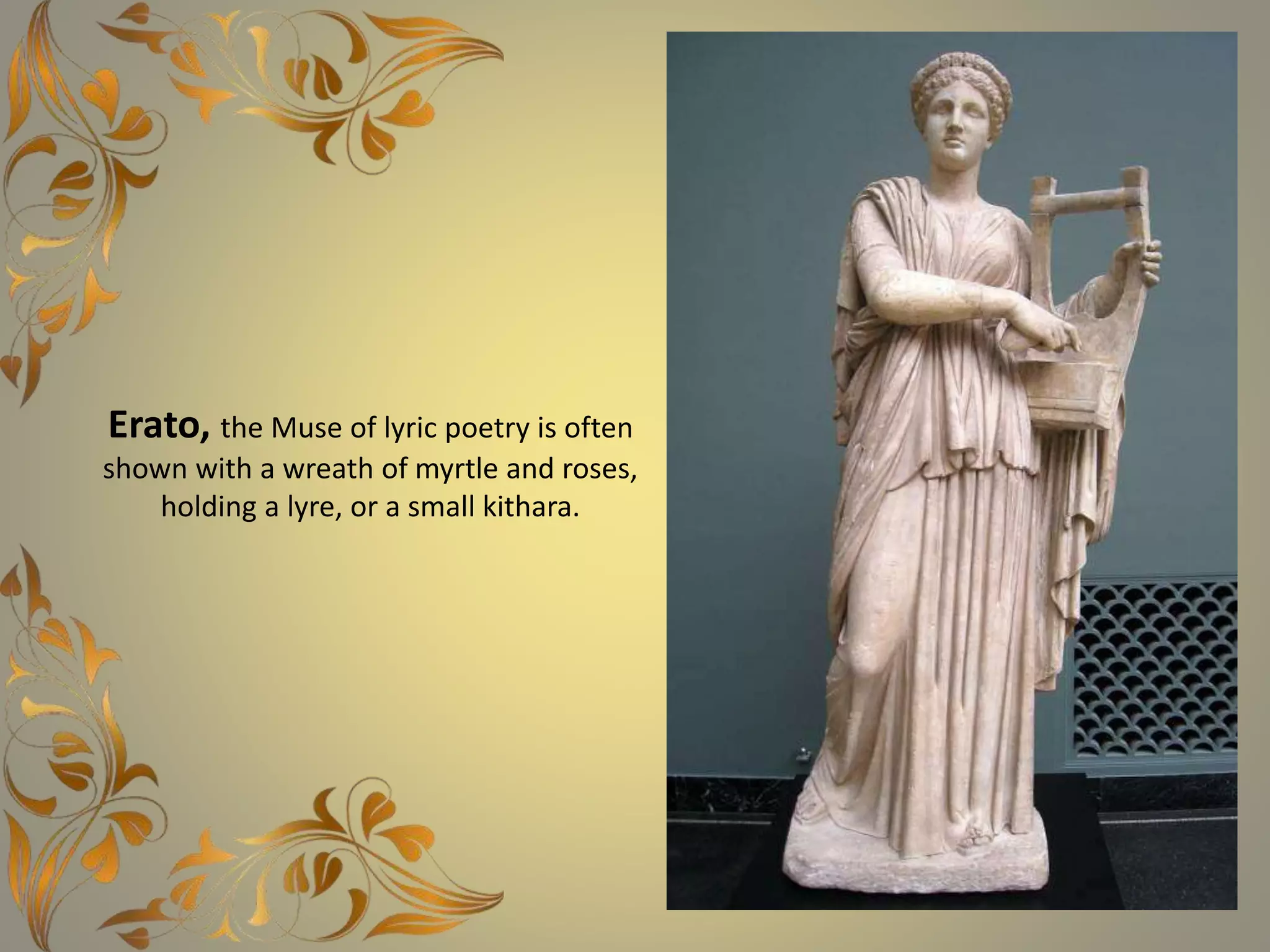 The 9 Muses, The Greek Goddesses of Inspiration | PPTX