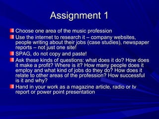 The music industry | PPT