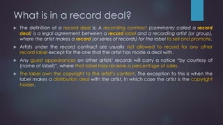 The Music Industry | PPTX