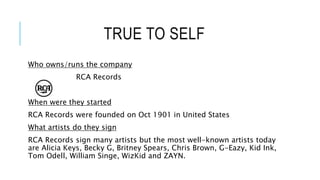 THE MUSIC INDUSTRY INTRODUCTION CASE STUDY | PPT
