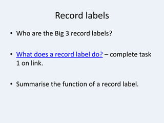 The music industry structure[1] | PPT