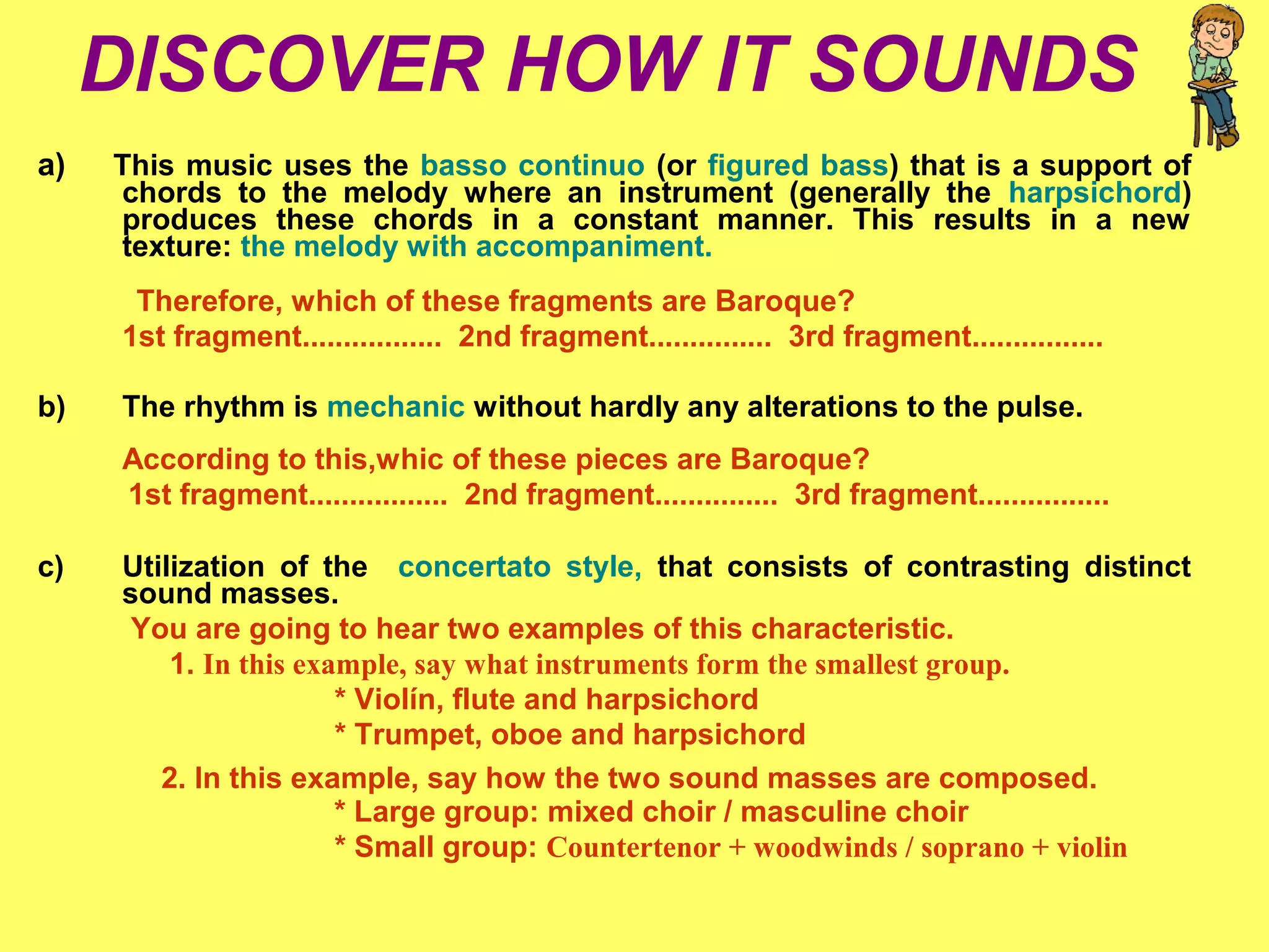 The music of the Baroque | ODP