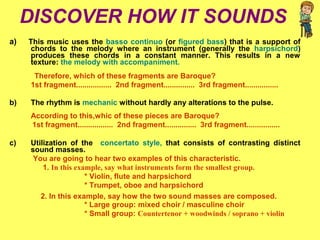 The music of the Baroque | ODP