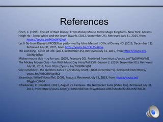 The Music of Walt Disney | PPTX