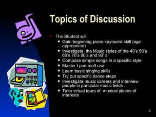 The Music Time Capsule | PPT