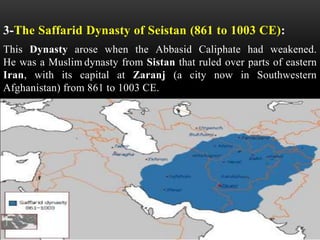 The muslim dynasties and sufi's in subcontinent | PPT
