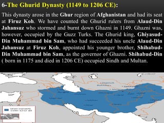 The muslim dynasties and sufi's in subcontinent | PPTX