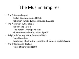 The muslim empires | PPTX