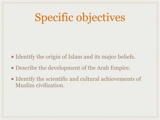 The Muslim World | KEY