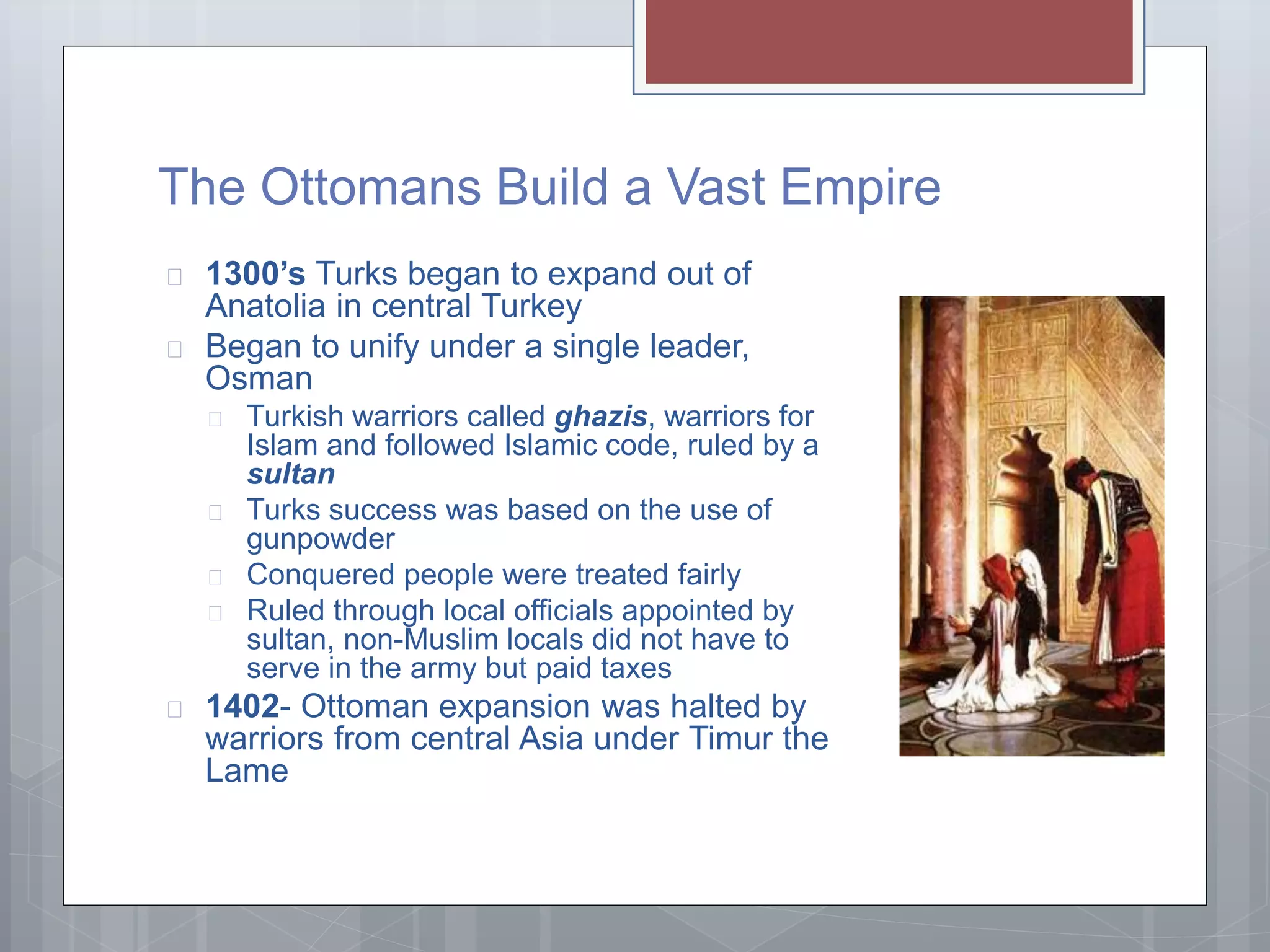 The muslim world expands | PPTX