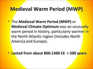 The mwp and lia ver 2 | PPT