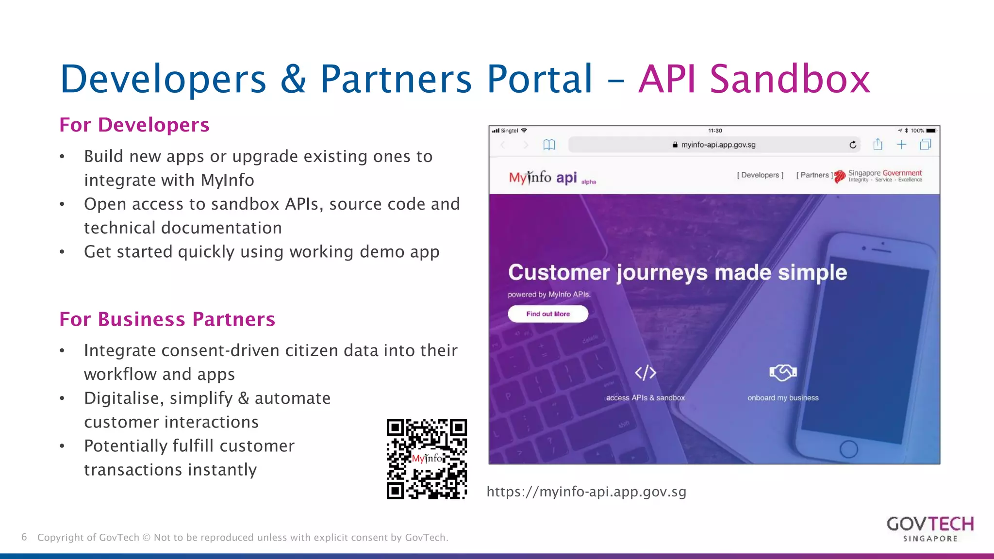 MyInfo Product Journey- GovTech Singapore | PDF