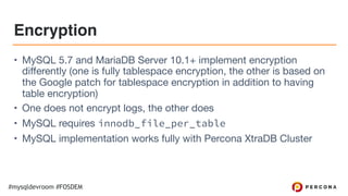 The MySQL ecosystem - understanding it, not running away from it! | PDF