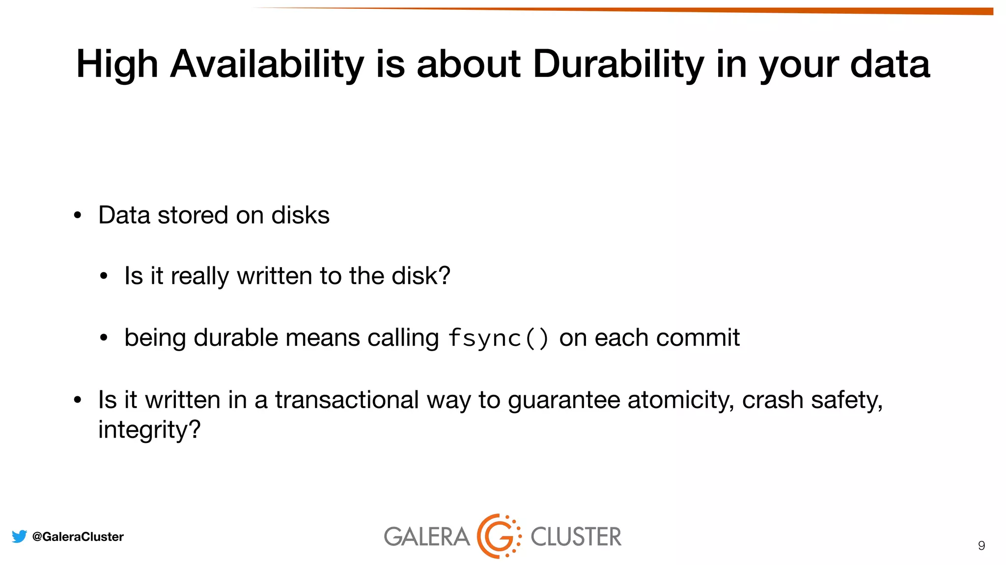 The MySQL High Availability Landscape and where Galera Cluster fits in | PPT