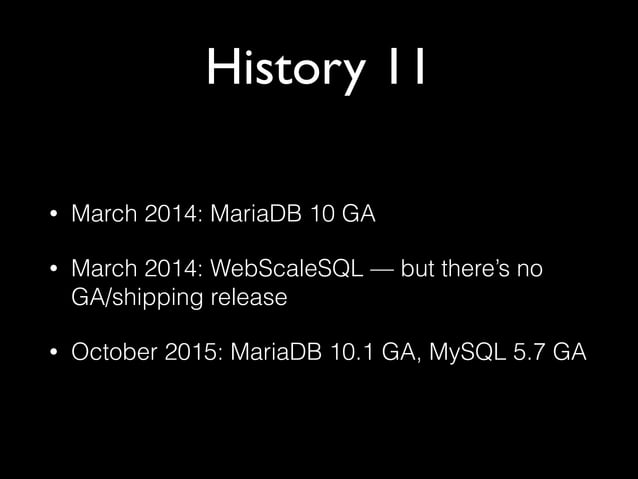 The MySQL Server ecosystem in 2016 | PPT