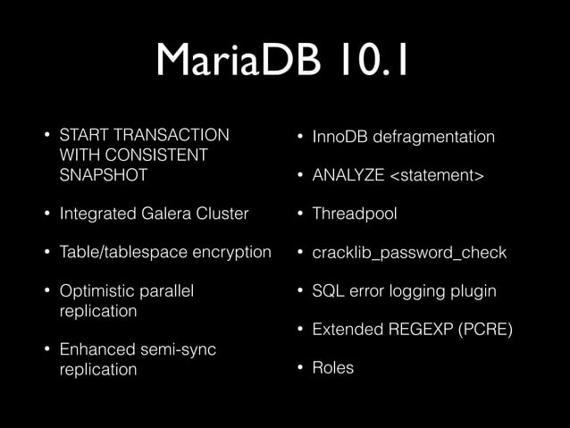 The MySQL Server ecosystem in 2016 | PPT