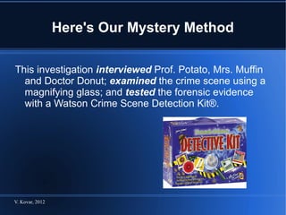 The mystery of research | PPT | Crime & Harmful Acts to Individuals ...