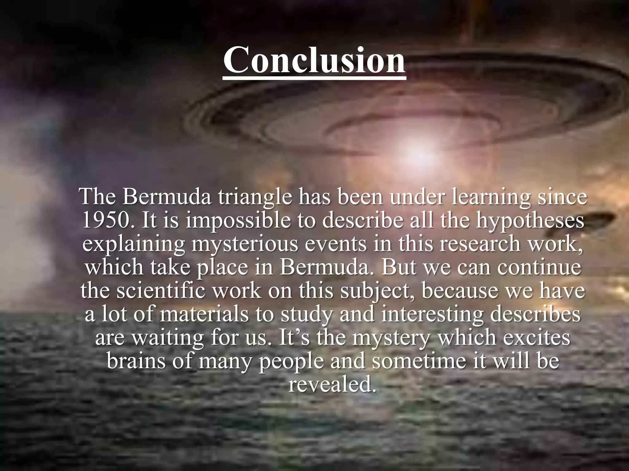 The mystery of the bermuda triangle | PPTX