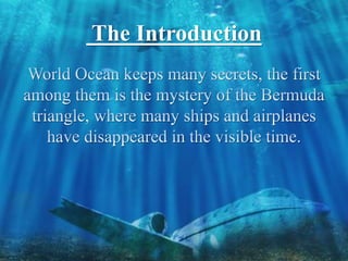 The mystery of the bermuda triangle | PPT