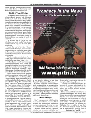 The Mystery of The Seventy Weeks - Prophecy In The News Magazine ...