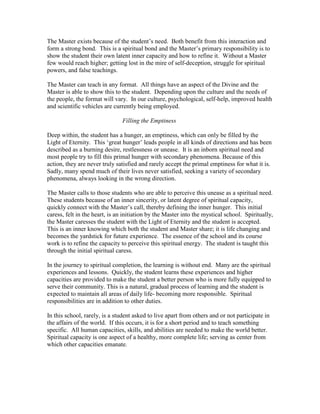 The Mystical School | PDF