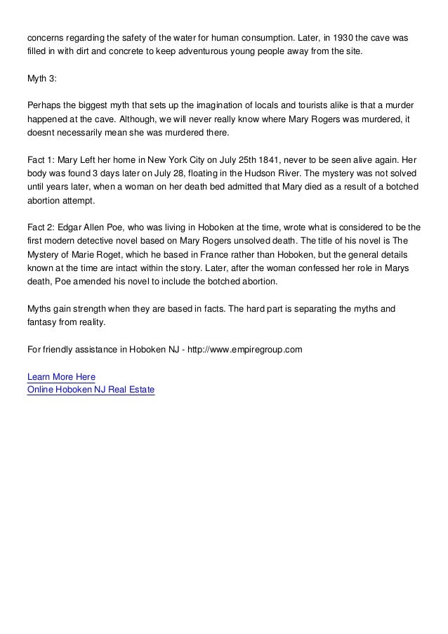 The Myth of Sybil's Cave Hoboken NJ