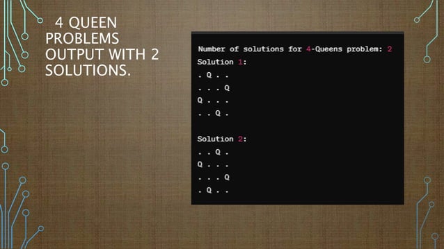 The N-Queens problemdskksnjfnskjdfnsjnddjsdnjs | PPT