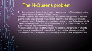The N-Queens problemdskksnjfnskjdfnsjnddjsdnjs | PPT